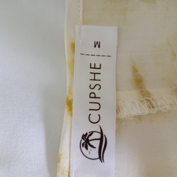 Cupshe | Dresses | Cupshe Yellow Tiedye Beach Coverup Maxi Dress | Poshmark